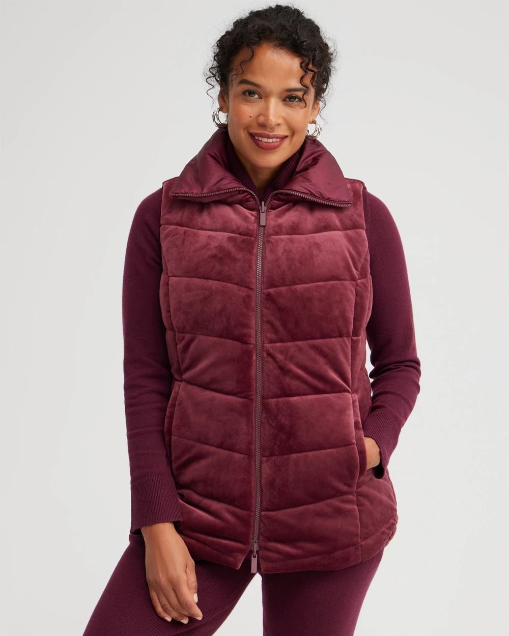 Zenergy® Velour Reversible Vest | Chico's Zenergy® Velour Reversible Vest | Chico's